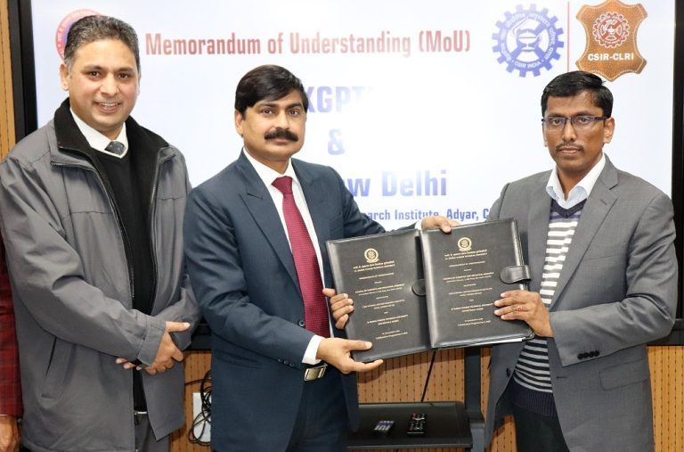 IKGPTU Signed MoU with CSIR-CLRI – I.K. Gujral Punjab Technical University Jalandhar – Punjab