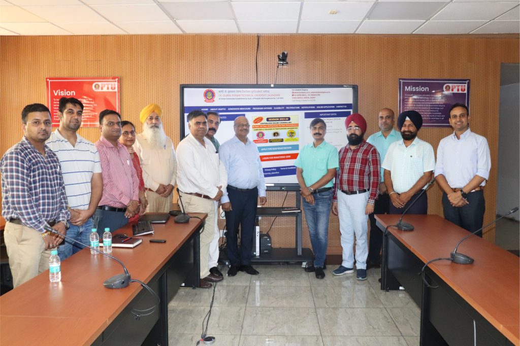 IKGPTU launched a Centralized Online Counselling Admission portal for ...