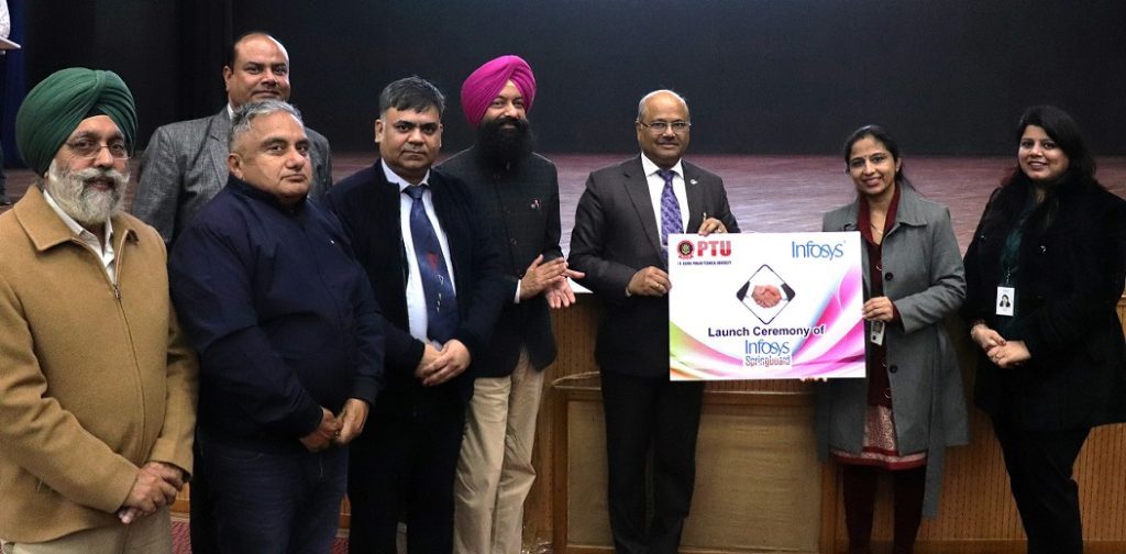 IKGPTU became the first state university to launch Infosys Springboard ...