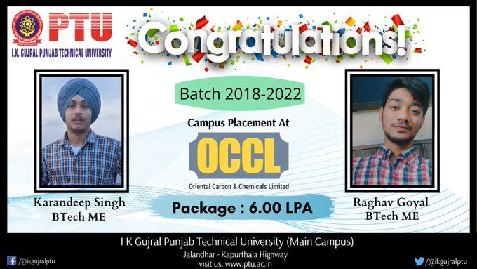 OCCL-2022-Placement-2 – I.K. Gujral Punjab Technical University ...